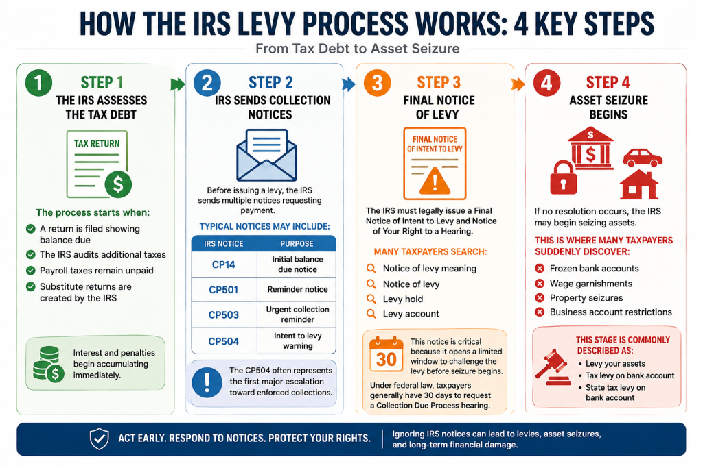 How Does a Levy Work? The IRS Process That Can Freeze Your Bank Account ...
